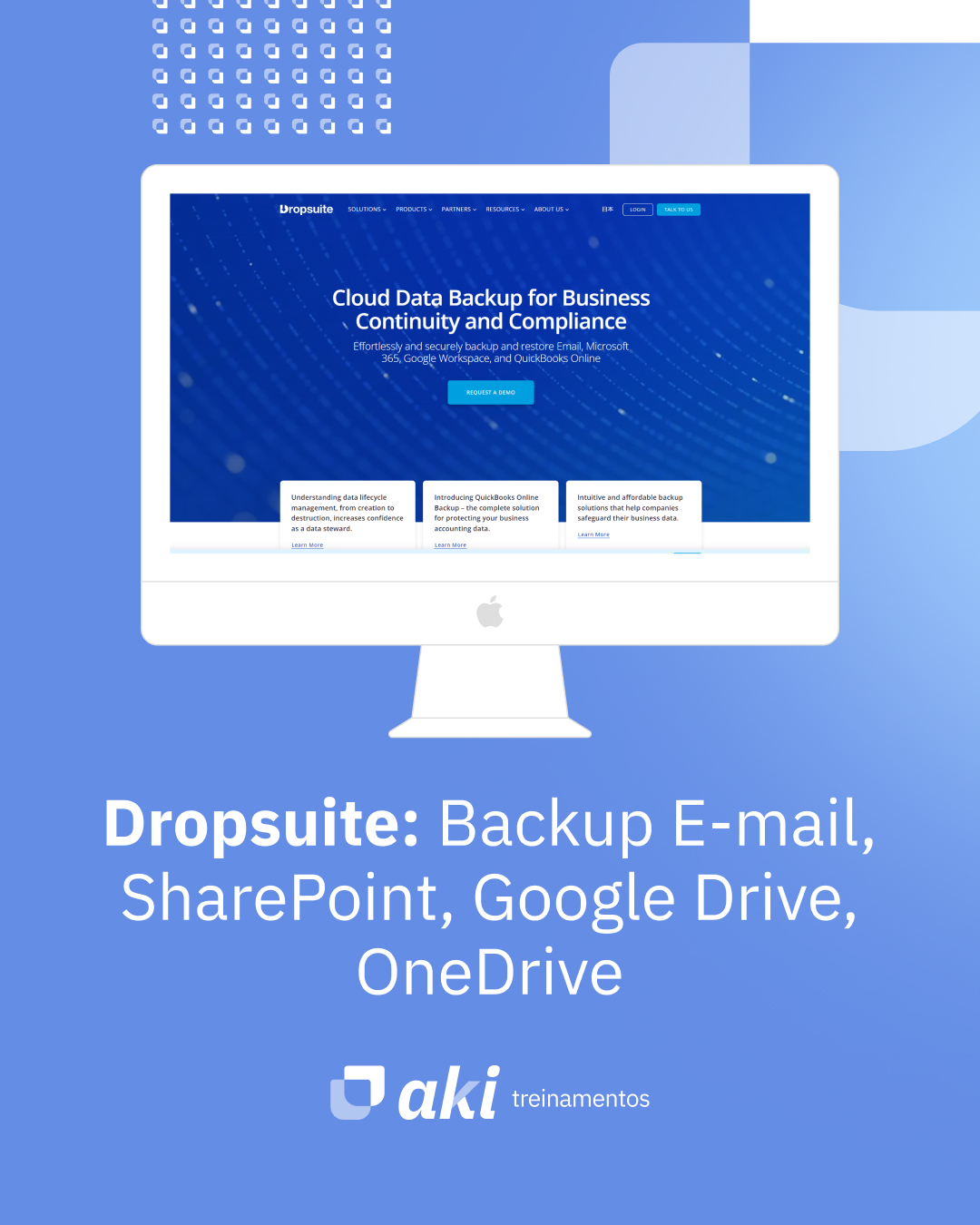 Dropsuite – Backup E-mail, SharePoint, Google Drive, OneDrive