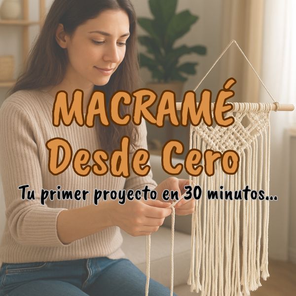 Macramé Desde Cero: Crea Tu Primer Proyecto en 30 Minutos - Macrani...