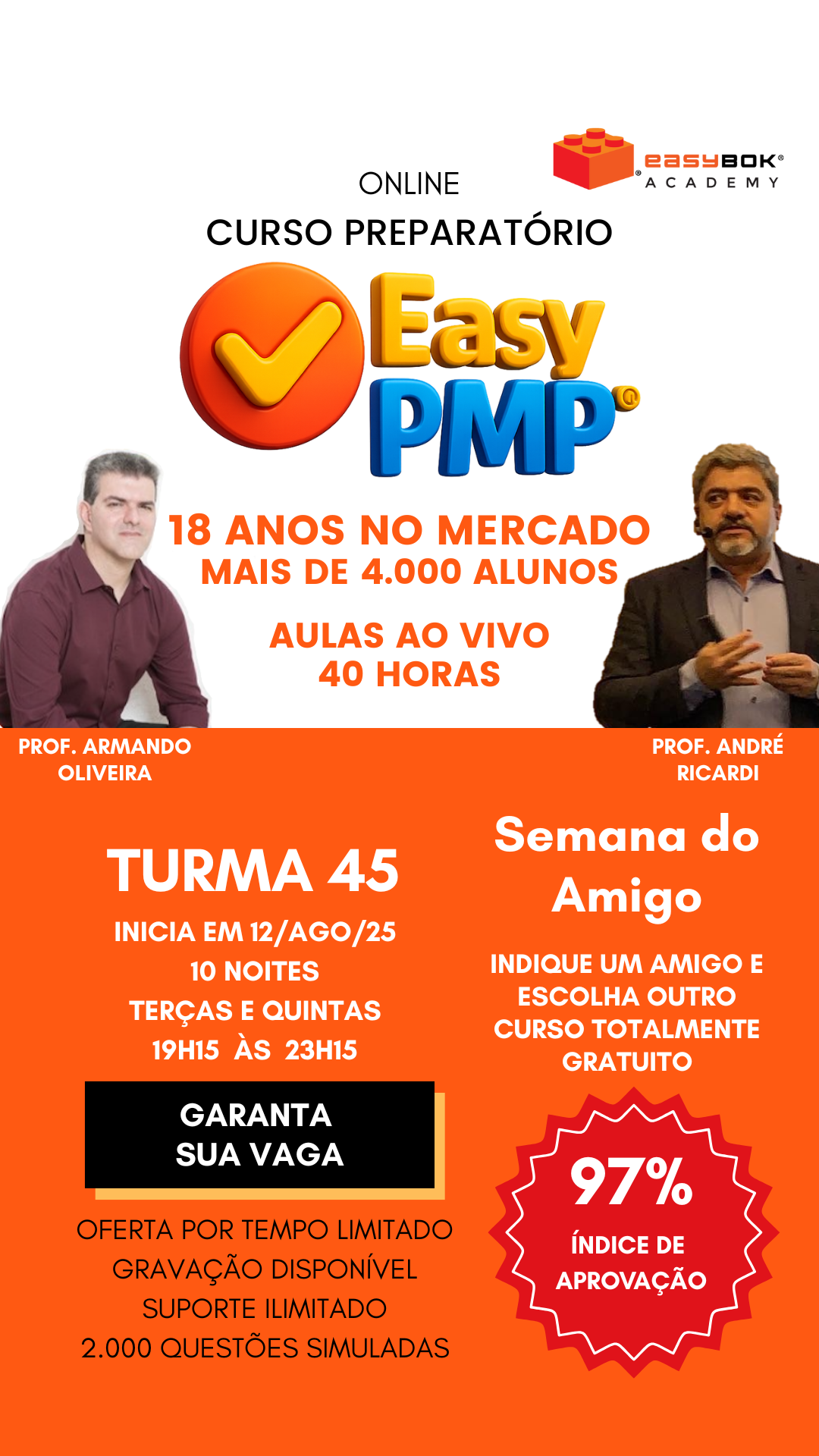 Easy PMP® 2025 AO VIVO com Inteligência Artificial - EasyBOK® Acade...