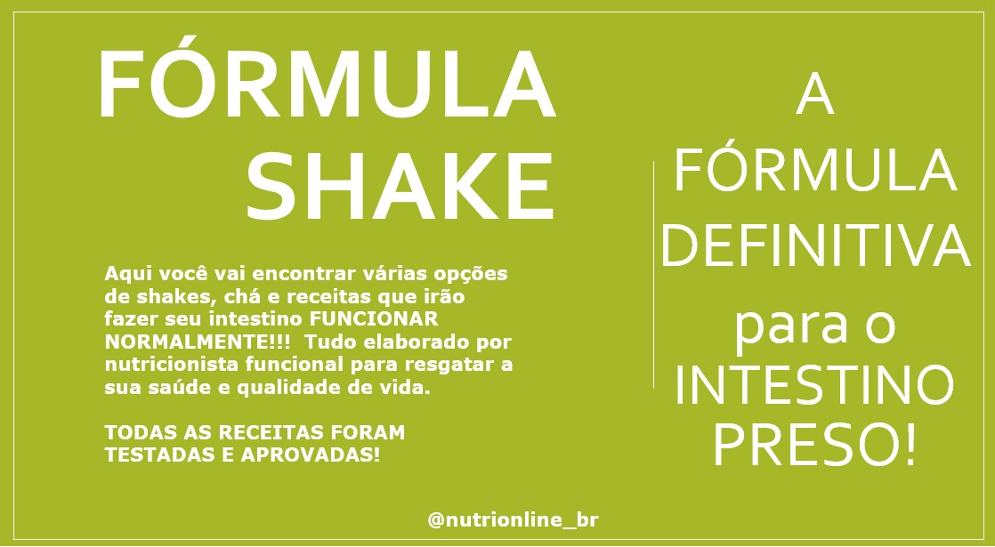 Fórmula Shake - Combate o Intestino Preso! - erica | Hotmart