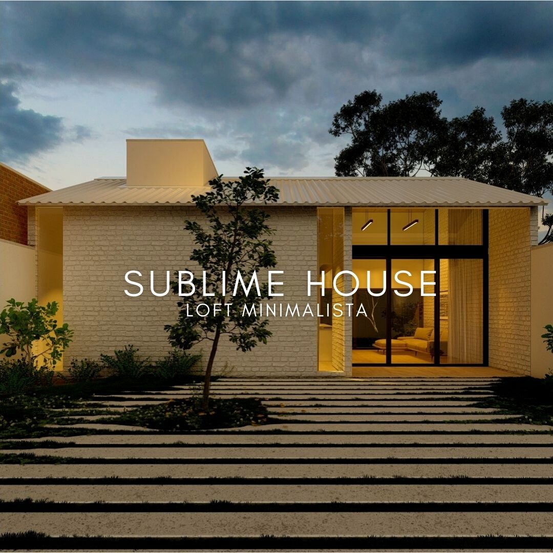 PLANTA BAIXA LOFT DE 6X10 METROS MINIMALISTA - SUBLIME HOUSE - Alys...