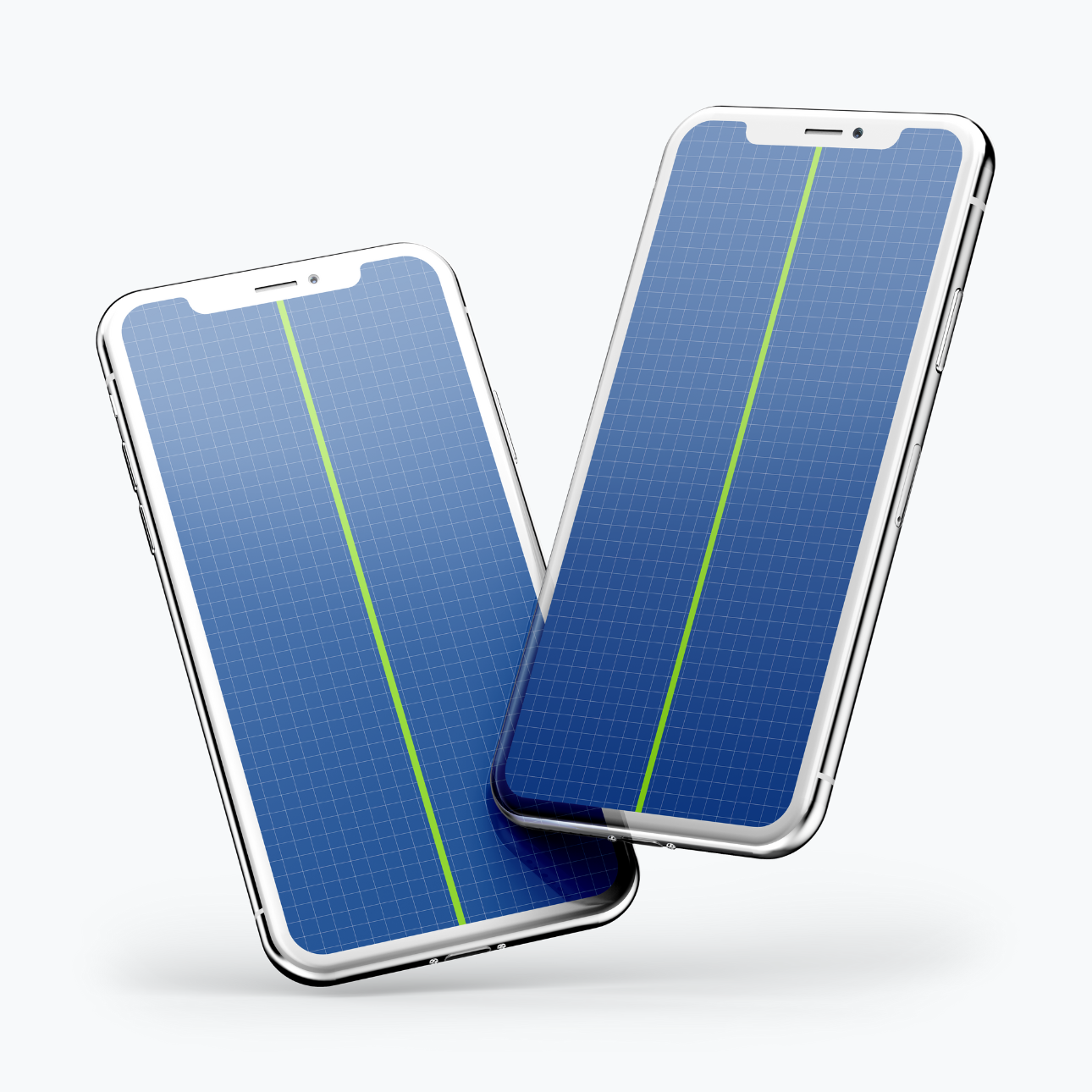 Two iPhones Mockup - Showcase Your App or Design in Style