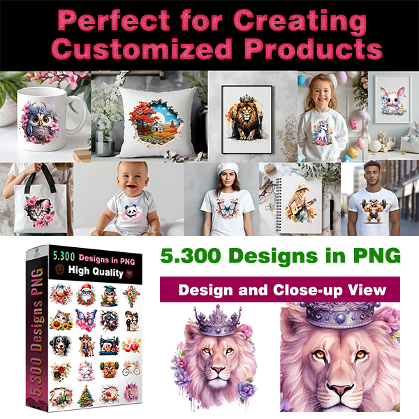 5.300 Designs in PNG