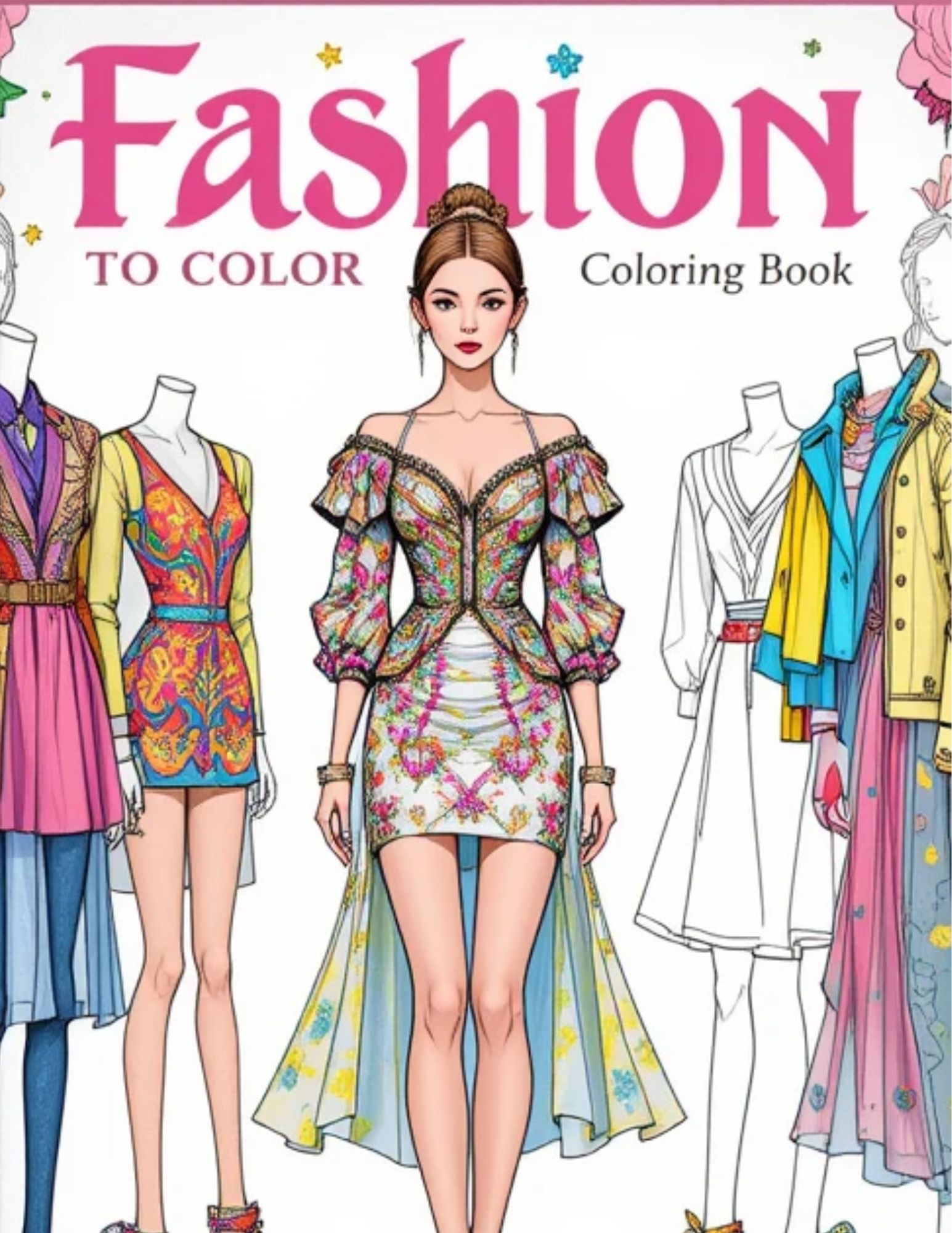 "Fashion to color"coloring book - Adrian Guillermo Ramirez Muñoz