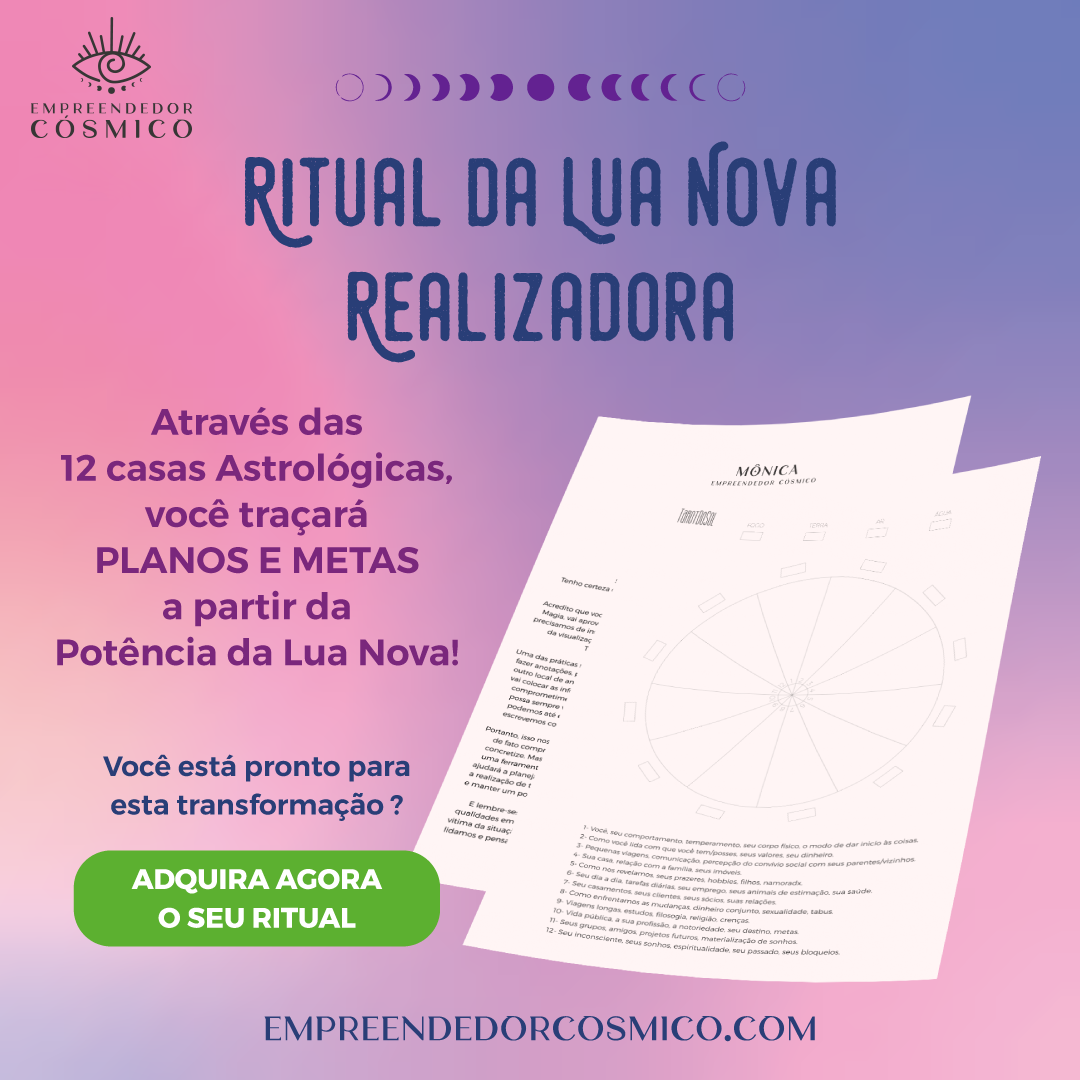 Ritual da Lua Nova Realizadora