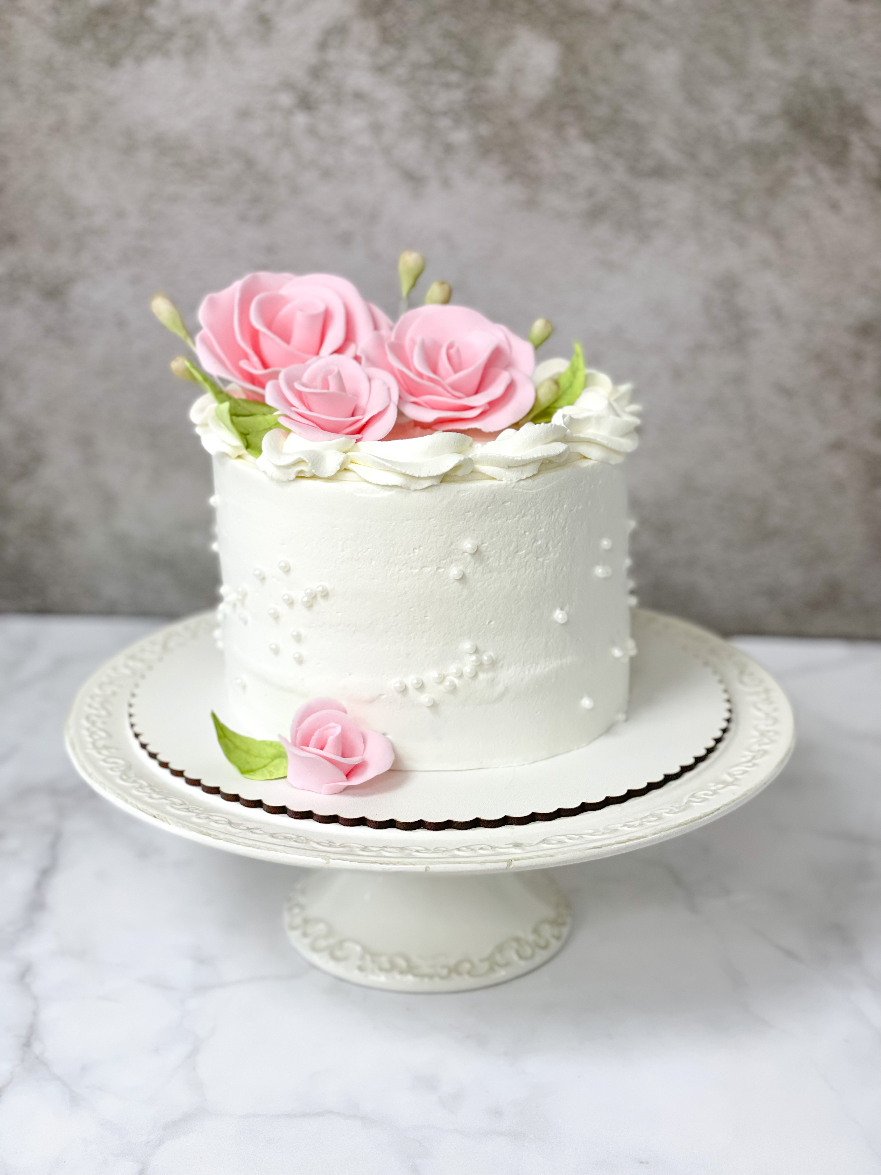 Curso Torta Amapola con Rosas de azúcar - Rose Momberg | Hotmart