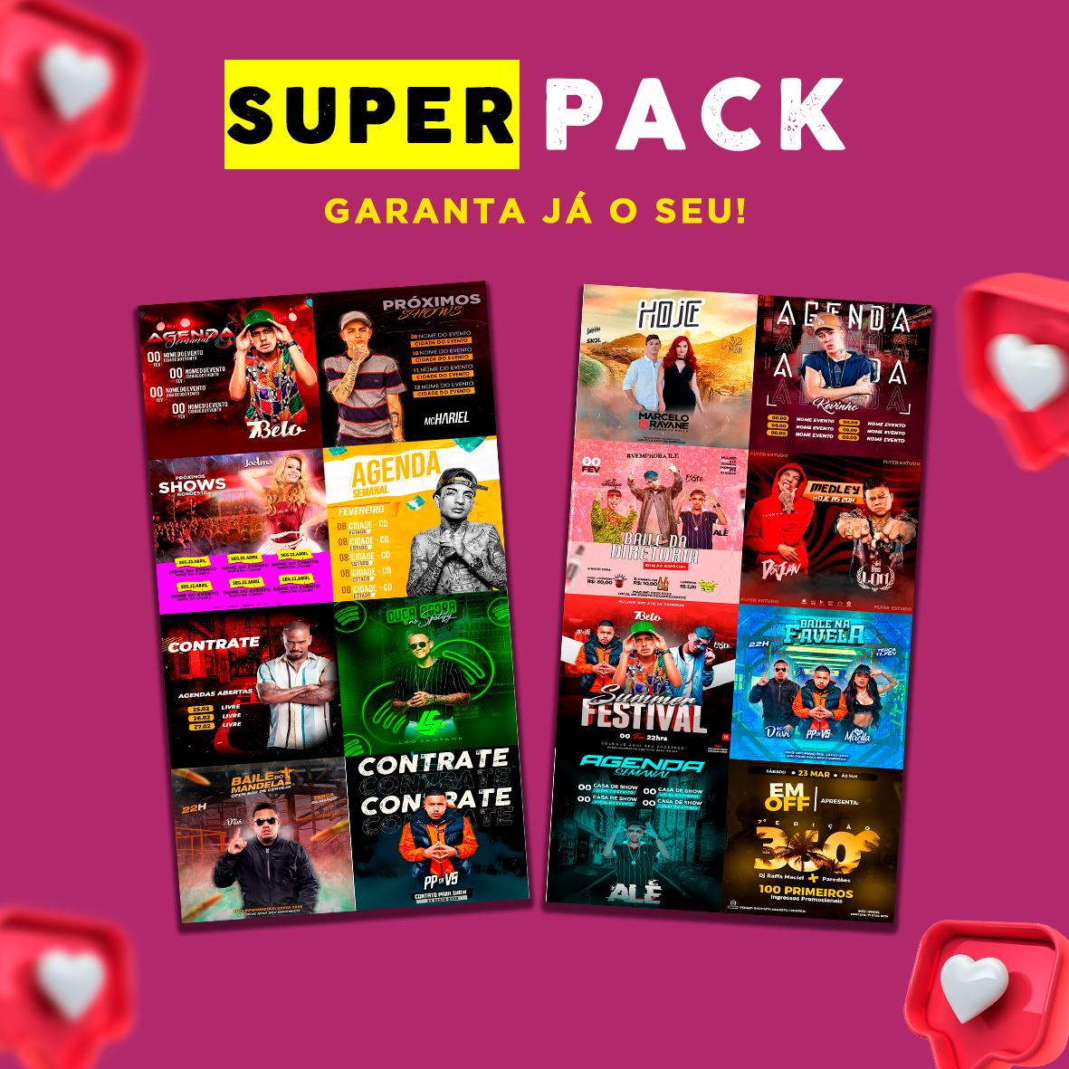 Super Pack PSD - Eduardo Machado maiochi | Hotmart
