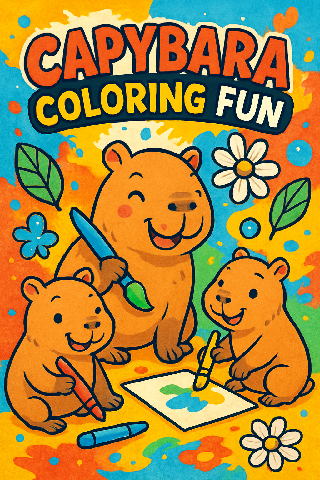 Capybara Coloring Book – Relax, Create, and Enjoy! - LUIS OBED | Ho...