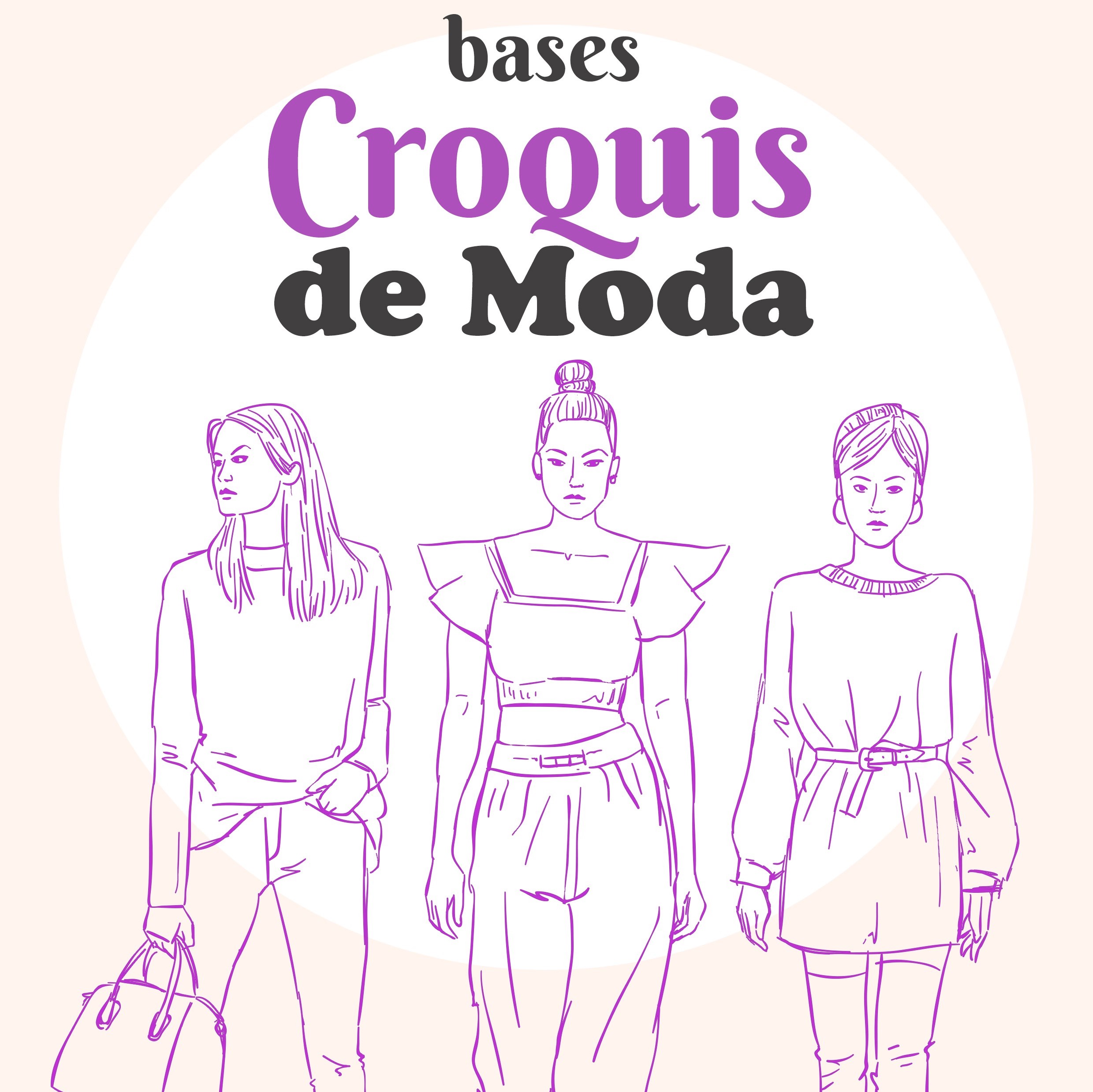 Ebook com 100 bases de croquis - Karine Façanha | Hotmart