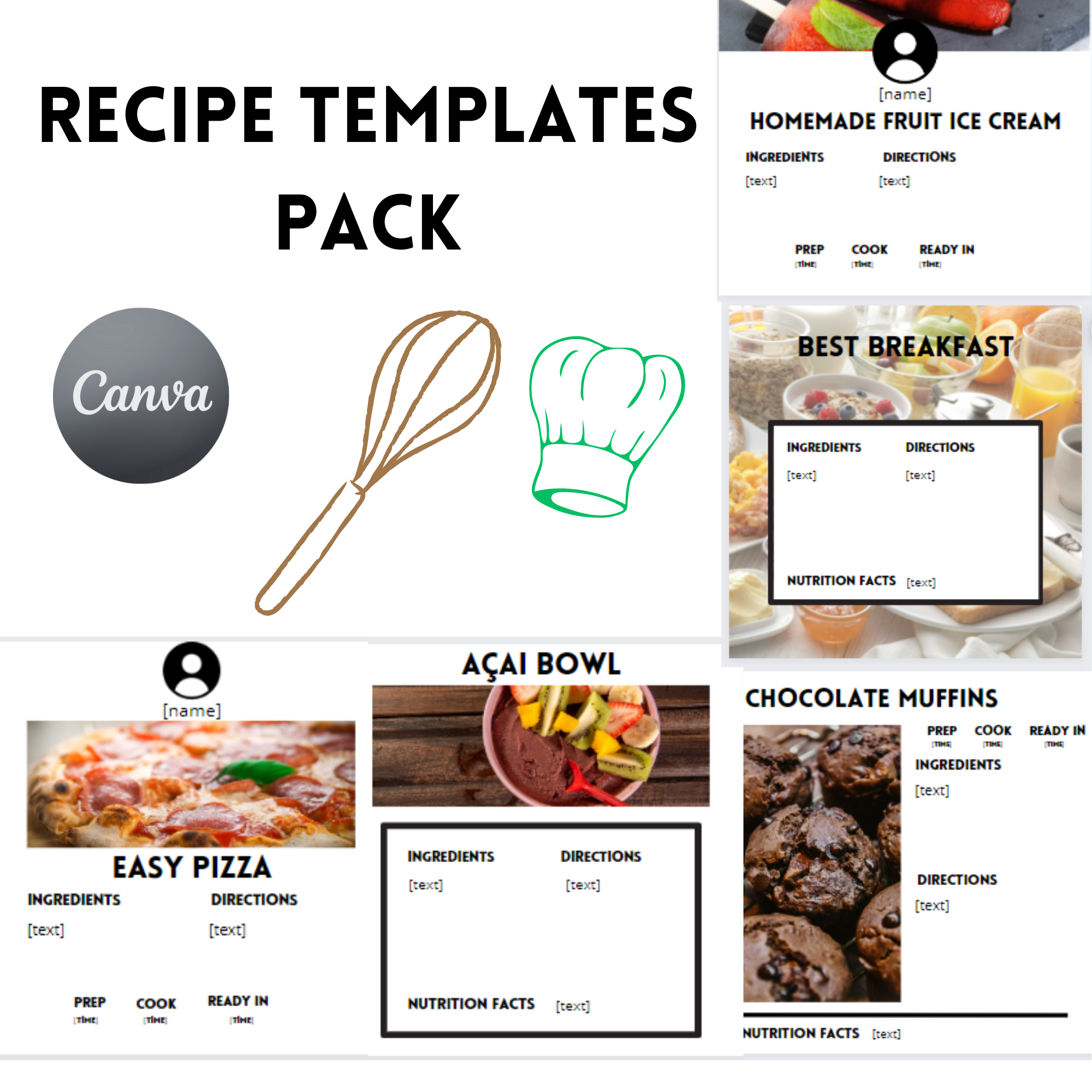 Recipe Templates Pack