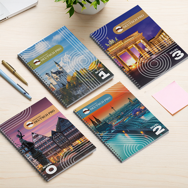 Kit 4 Apostilas - Deutsch Pro - Brasil