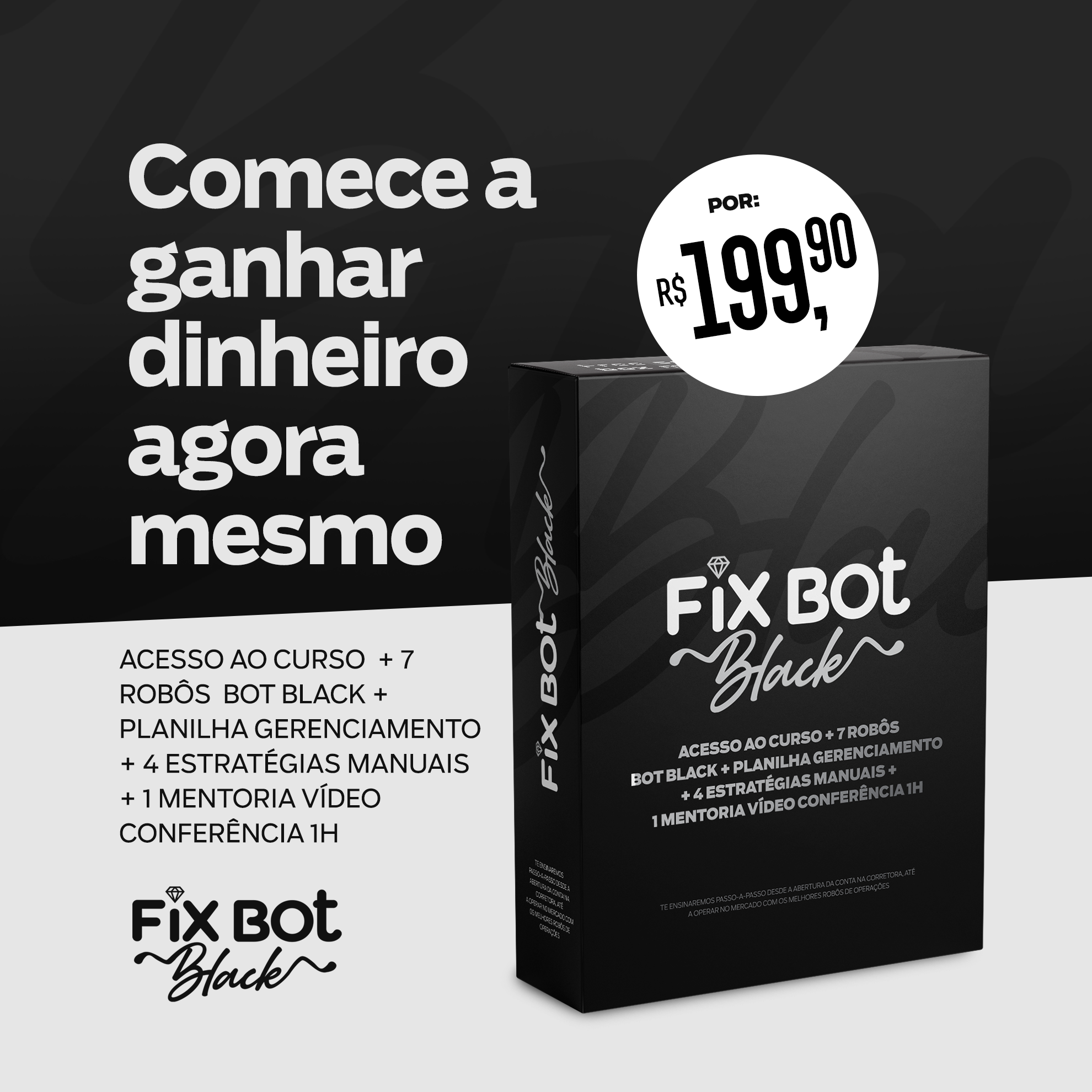 RENDA EXTRA - FIXBOT BLACK