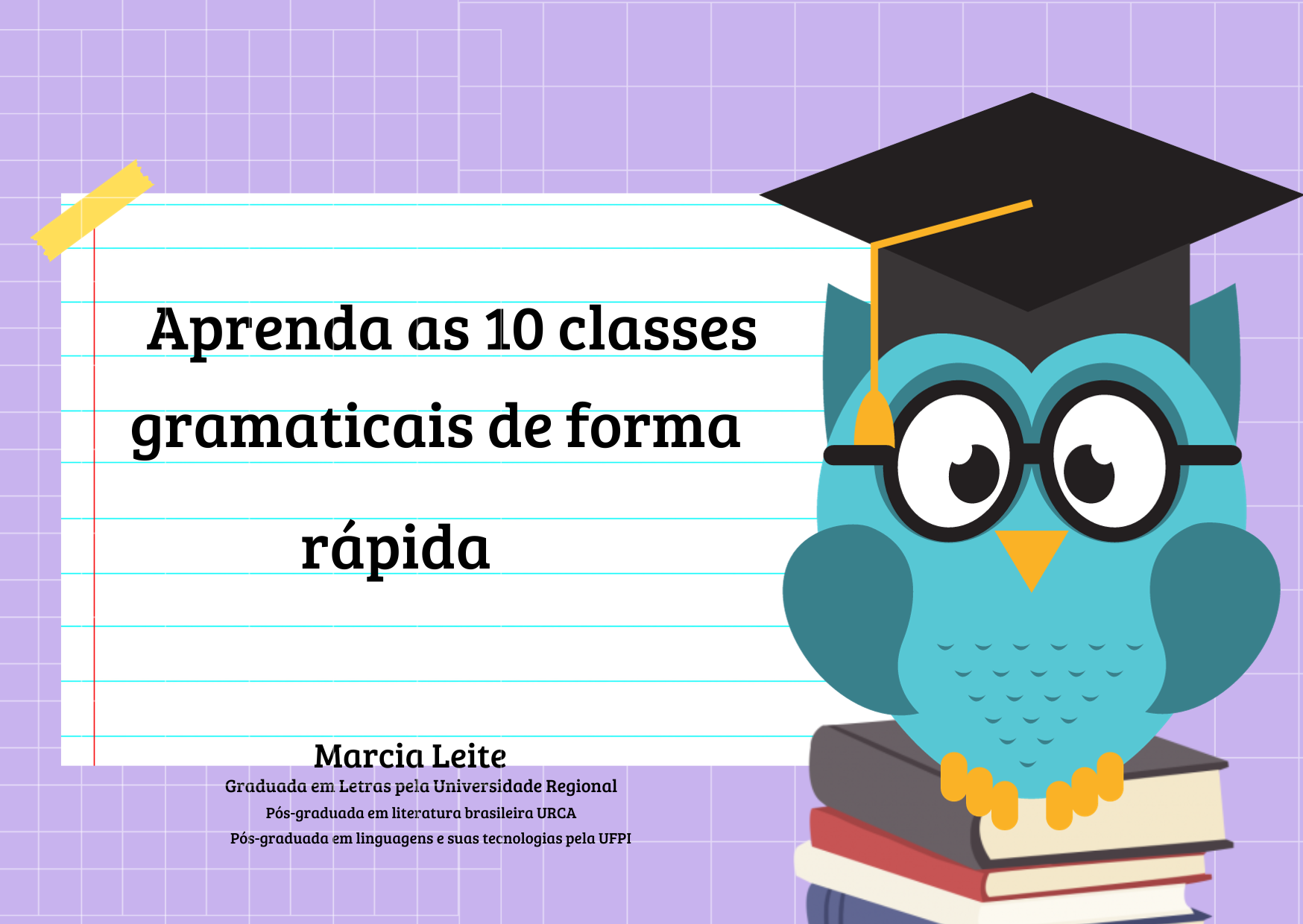 Apostila: Aprenda as 10 classes gramaticais de forma rápida - Márci...