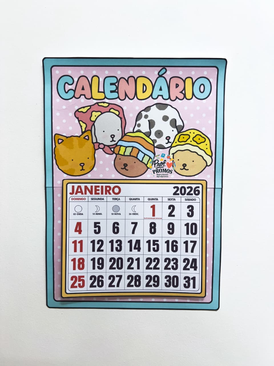 Calendário 2026 – Bobbie Goods - Prof Promos - Nayra Xavier | Hotmart