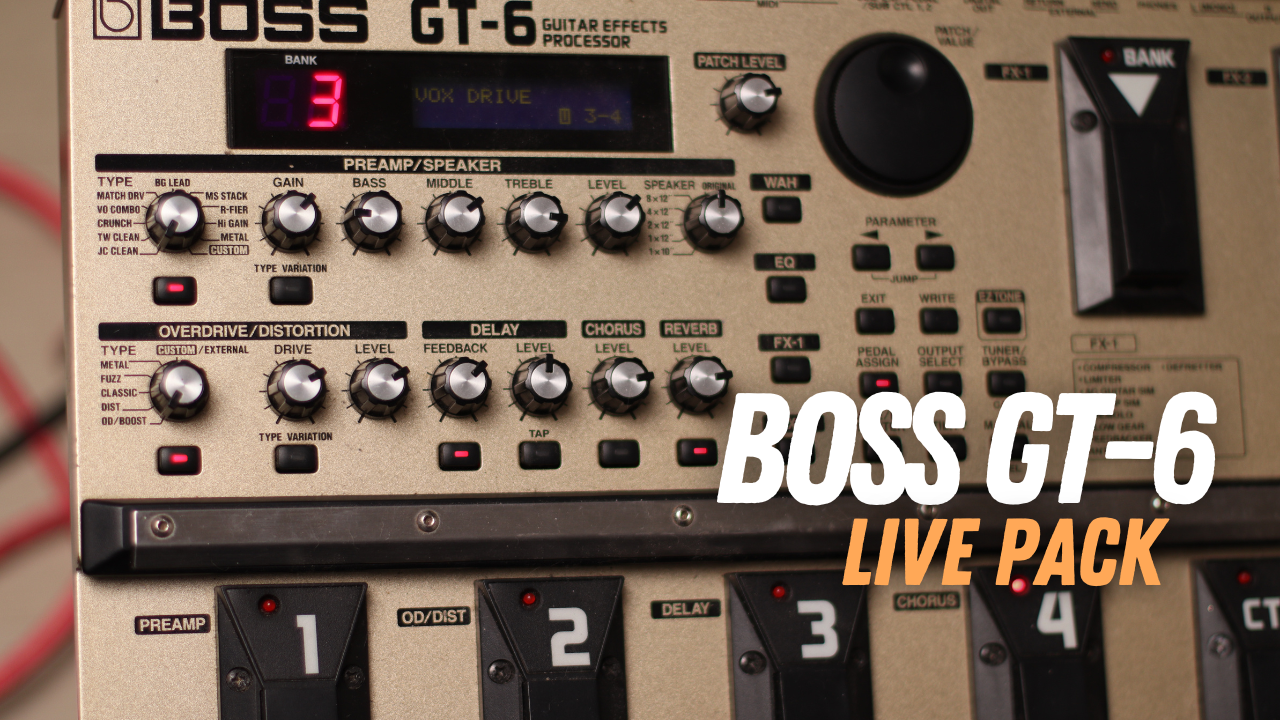 LIVE PACK BOSS GT-6 - Eric Bergamini Paulussi | Hotmart