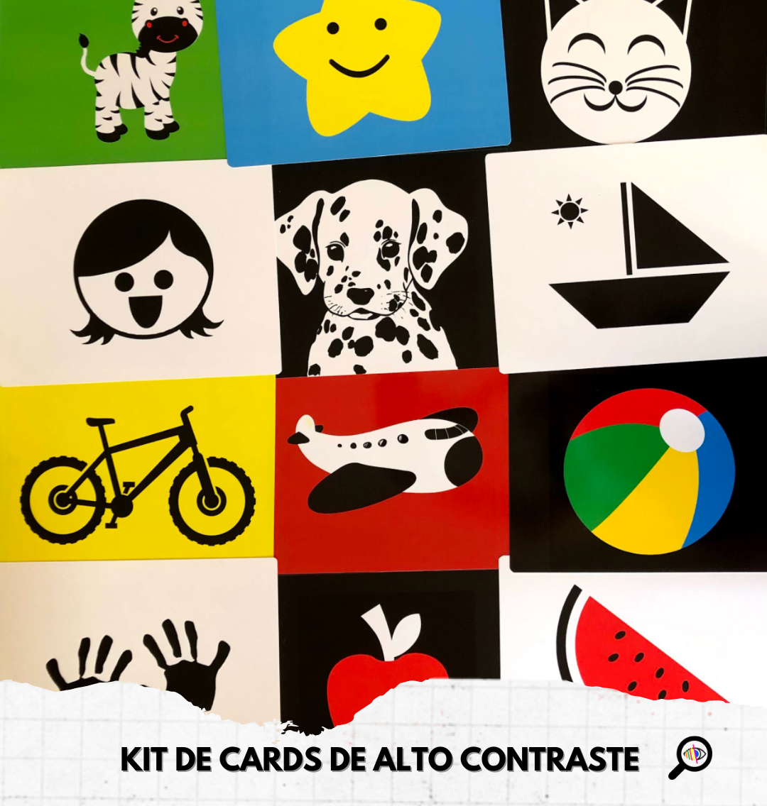 KIT DE CARDS DE ALTO CONTRASTE 2 - NeuroMoVER Fisioterapia | Hotmart