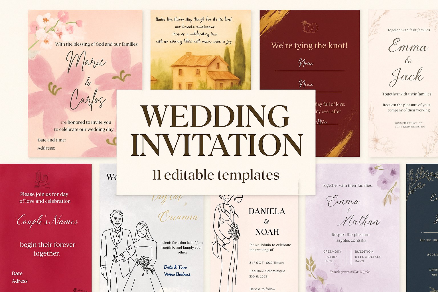 O-Designs 11 Wedding invitations