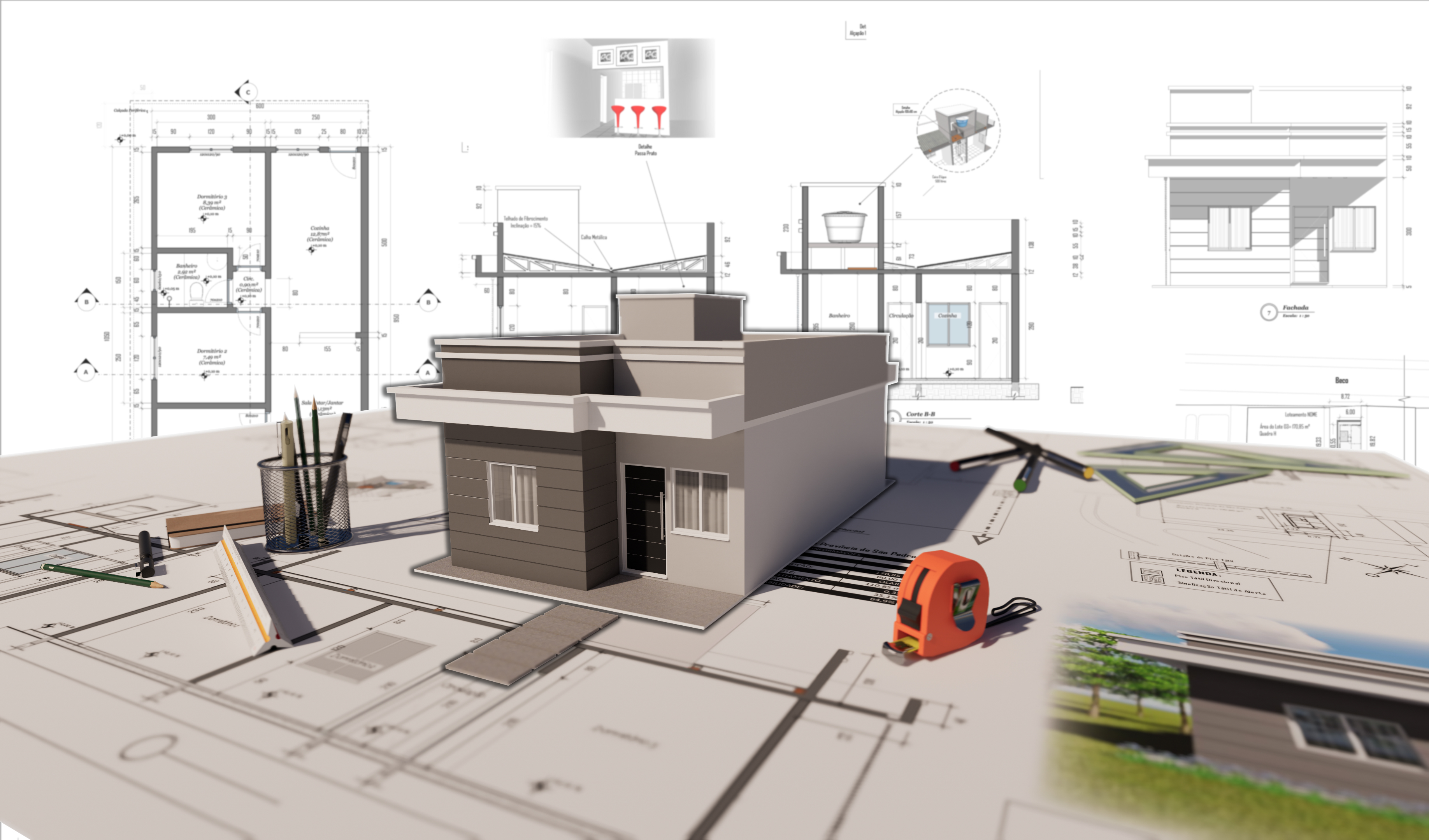 Projeto Arquitetônico Editável: J1 - Jéferson G. Souza - Projetista...