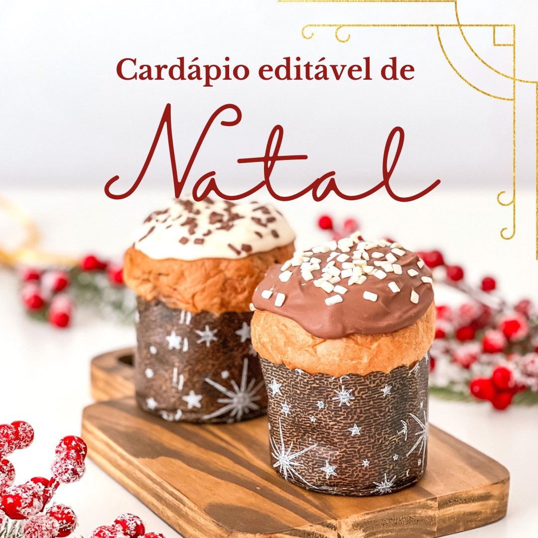 Cardápio editável de NATAL - Lucila Oliveira | Hotmart