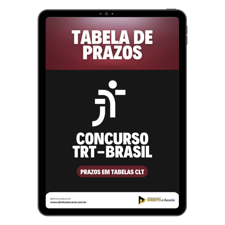 Tabela de Prazos (CLT) - Direito à Lacarte | Hotmart