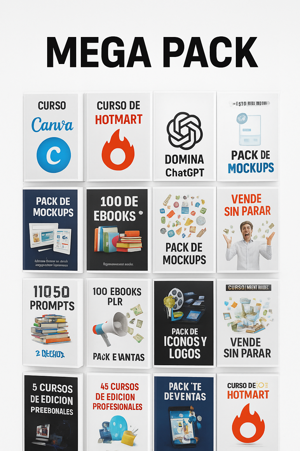 MegaPack PLR 2025: +10,000 eBooks y Cursos en Español con Reventa