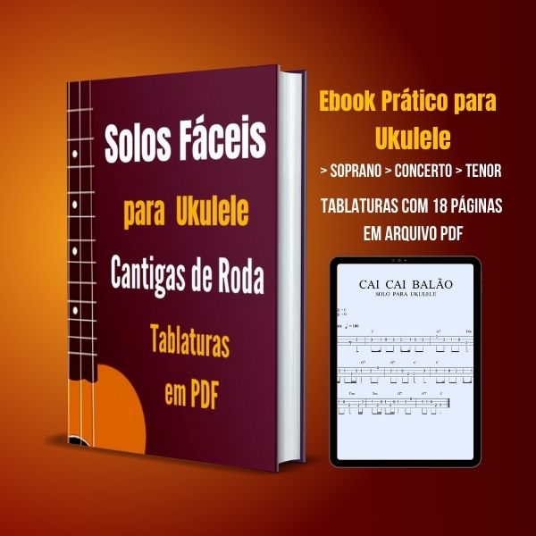Solos Fáceis Para Ukulele / Cantigas De Roda ( Ebook) - Ed Wilson F...