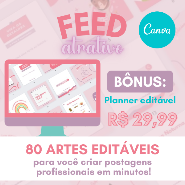 PACK CANVA FEED ATRATIVO