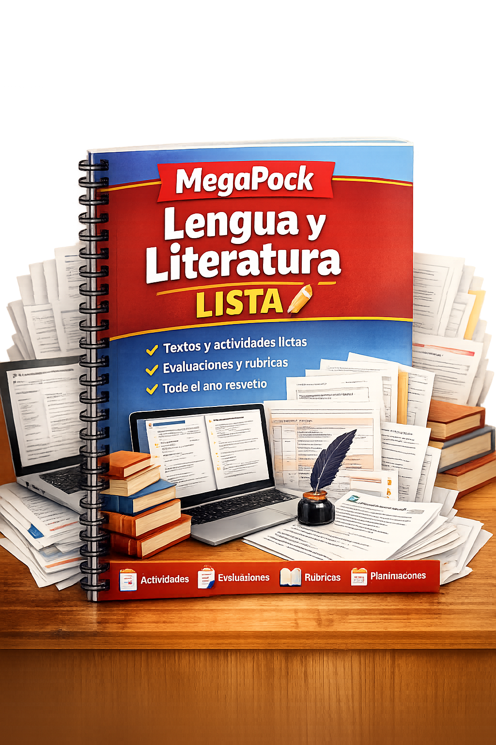 MegaPack Lengua y Literatura Lista (Material imprimible para todo el año)