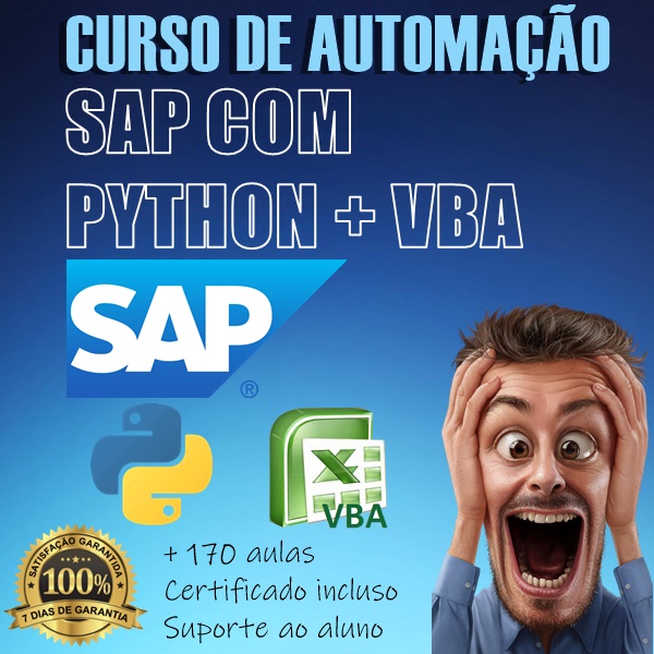 Curso De Automatização Do Sap Com Python E Vba Py4all Hotmart 5453
