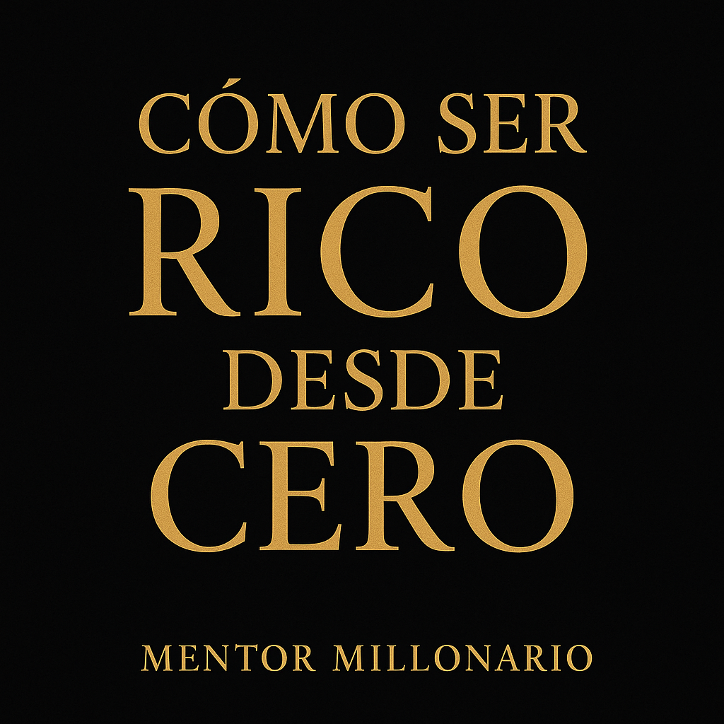 Cómo Ser Rico Desde Cero: 10 Ideas y la Mentalidad Millonaria que C...