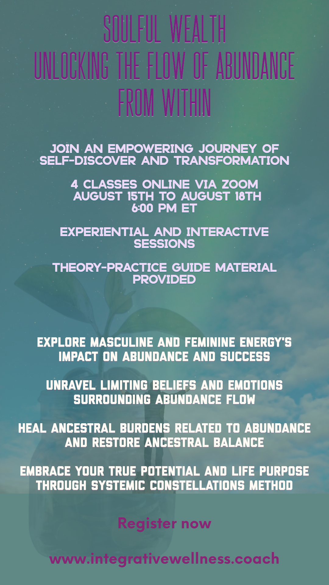 Soulful Wealth: The Flow of Abundance and Purpose from the Systemic Constellations Perspective.