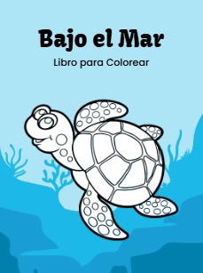 Ocean Friends: A Coloring Book in Spanish