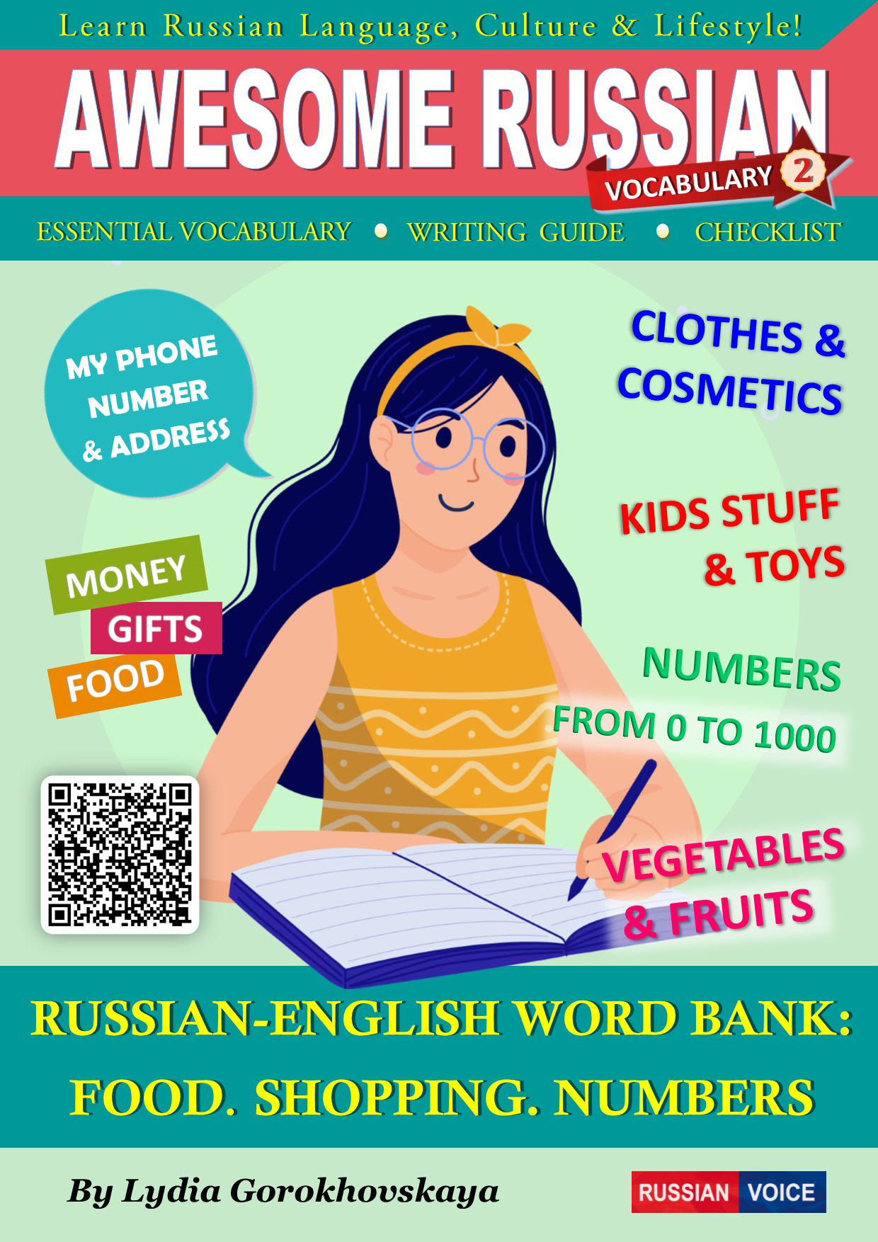 Awesome Russian Vocabulary 2. Russian-English Word Bank: Food. Shopping ...