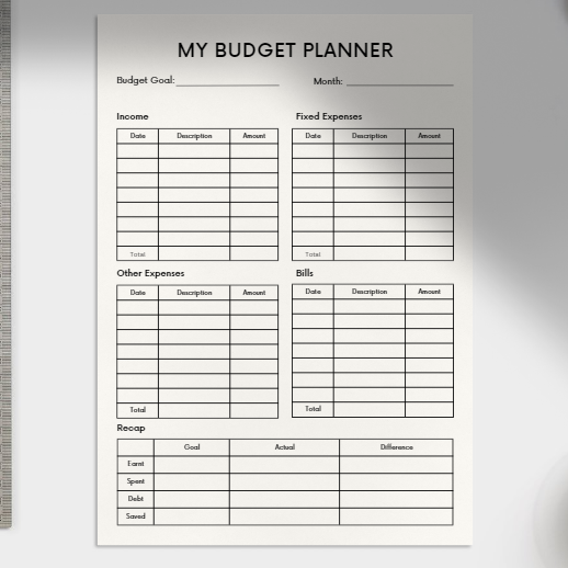 My Budget Planner