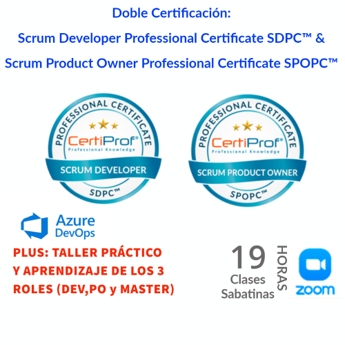 Programa Scrum 360: Scrum Developer Professional Certificate SDPC™...