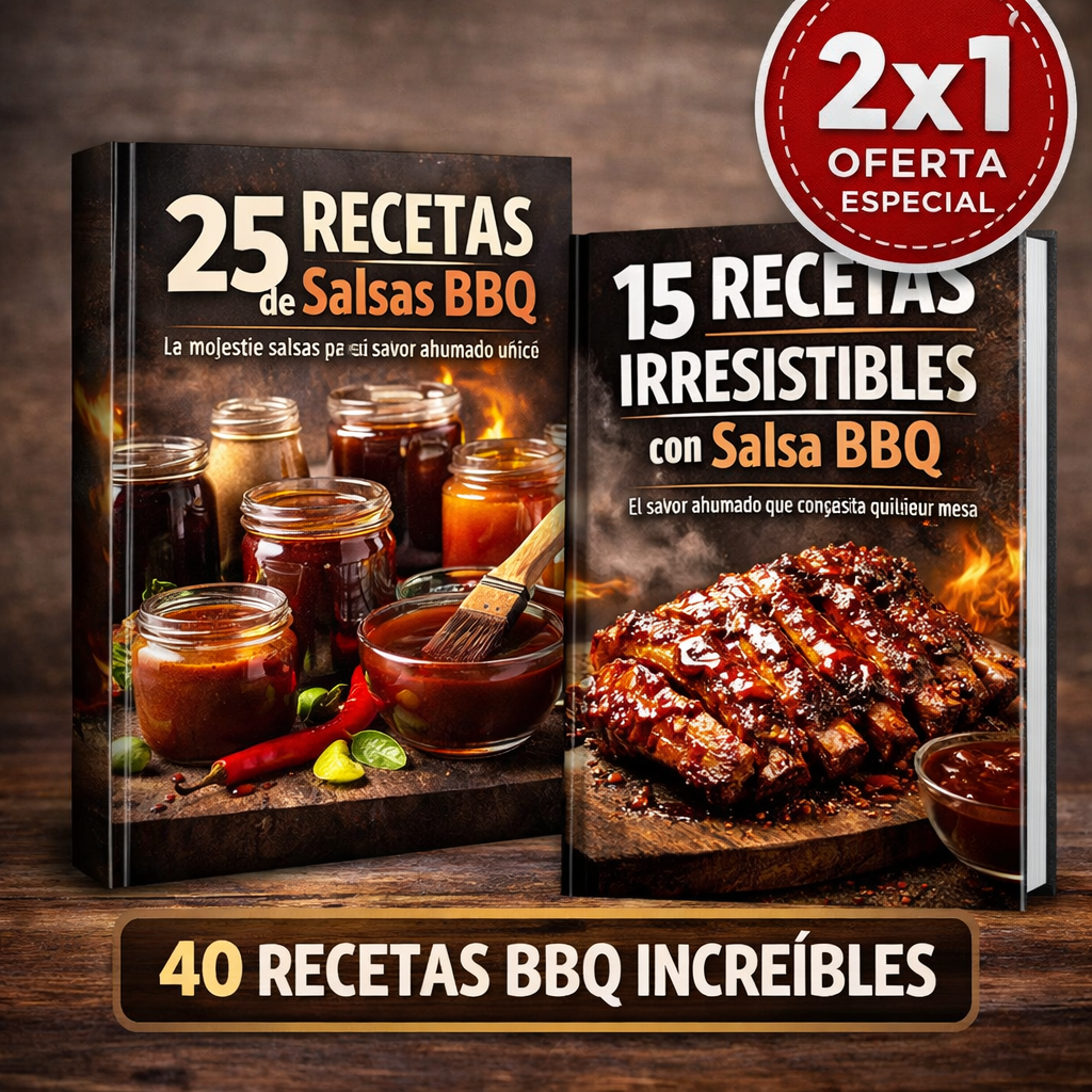 el secreto 25 recetas de salsa BBQ + 15 recetas de platos con salsa...