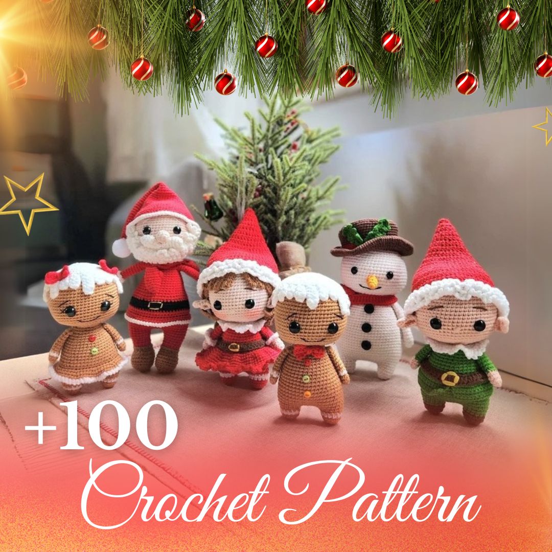 Bundle of 100 Christmas Crochet Patterns - ilana karolina costa da ...