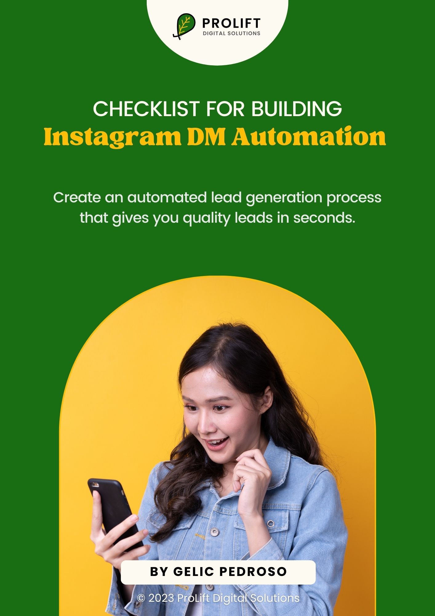 Checklist for IG DM Automation - Gelic Pedroso | Hotmart