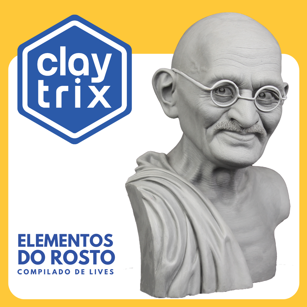 Elementos do Rosto - Claytrix - Aprenda Escultura | Hotmart