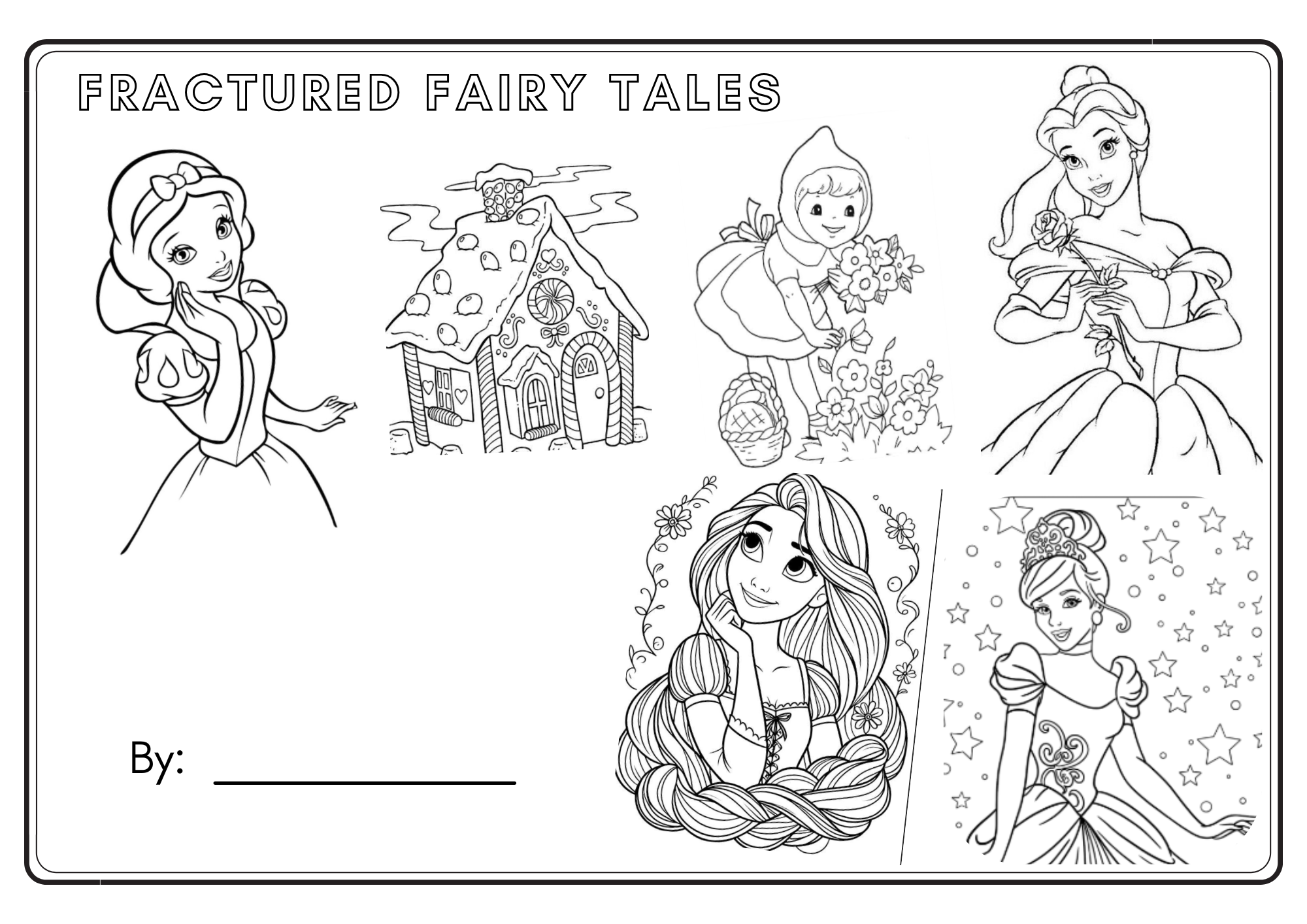Fractured Fairy Tales – Reimagine Classic Stories and Color Them Yo...