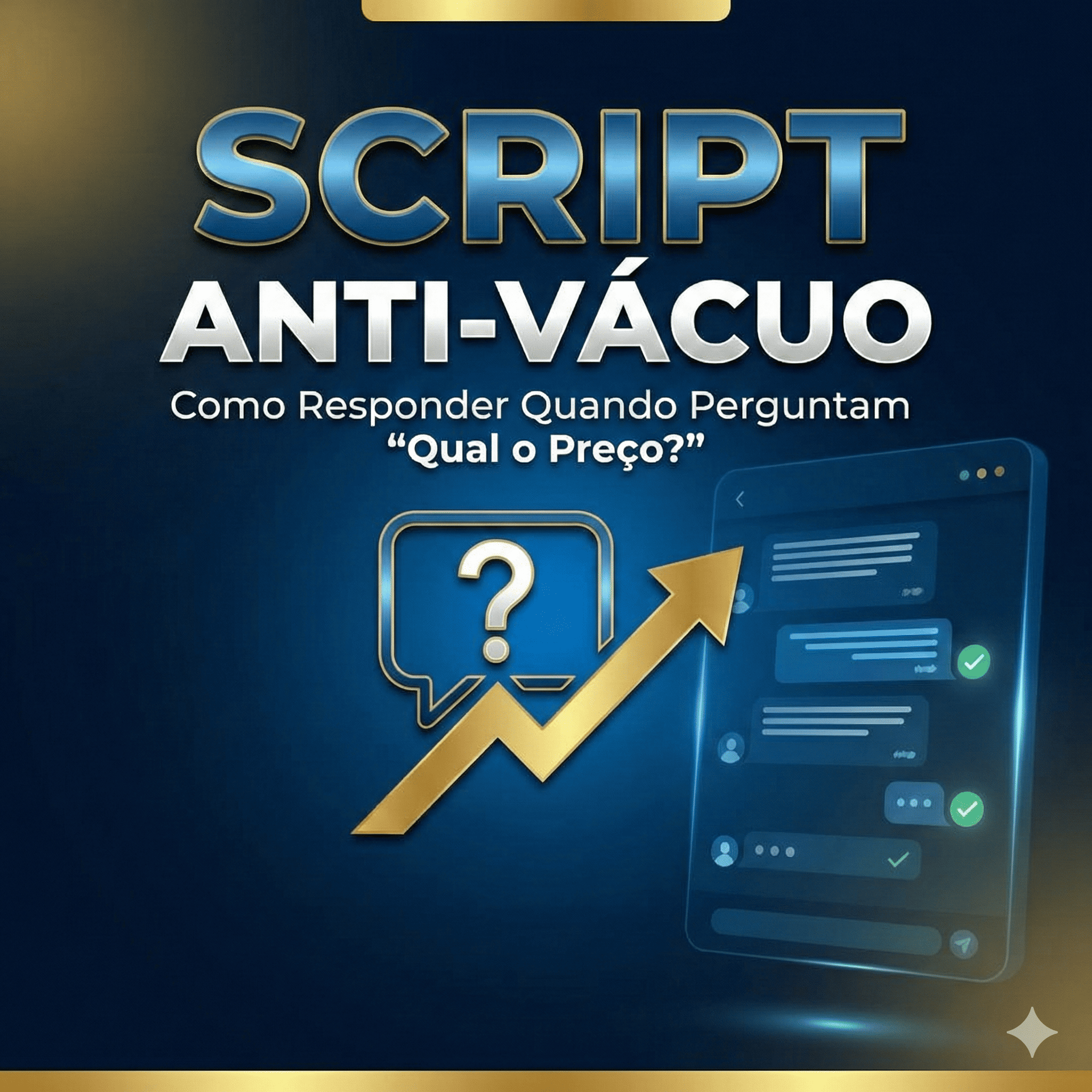 Pack de Scripts Anti-Vácuo: O que responder quando perguntam o preç...