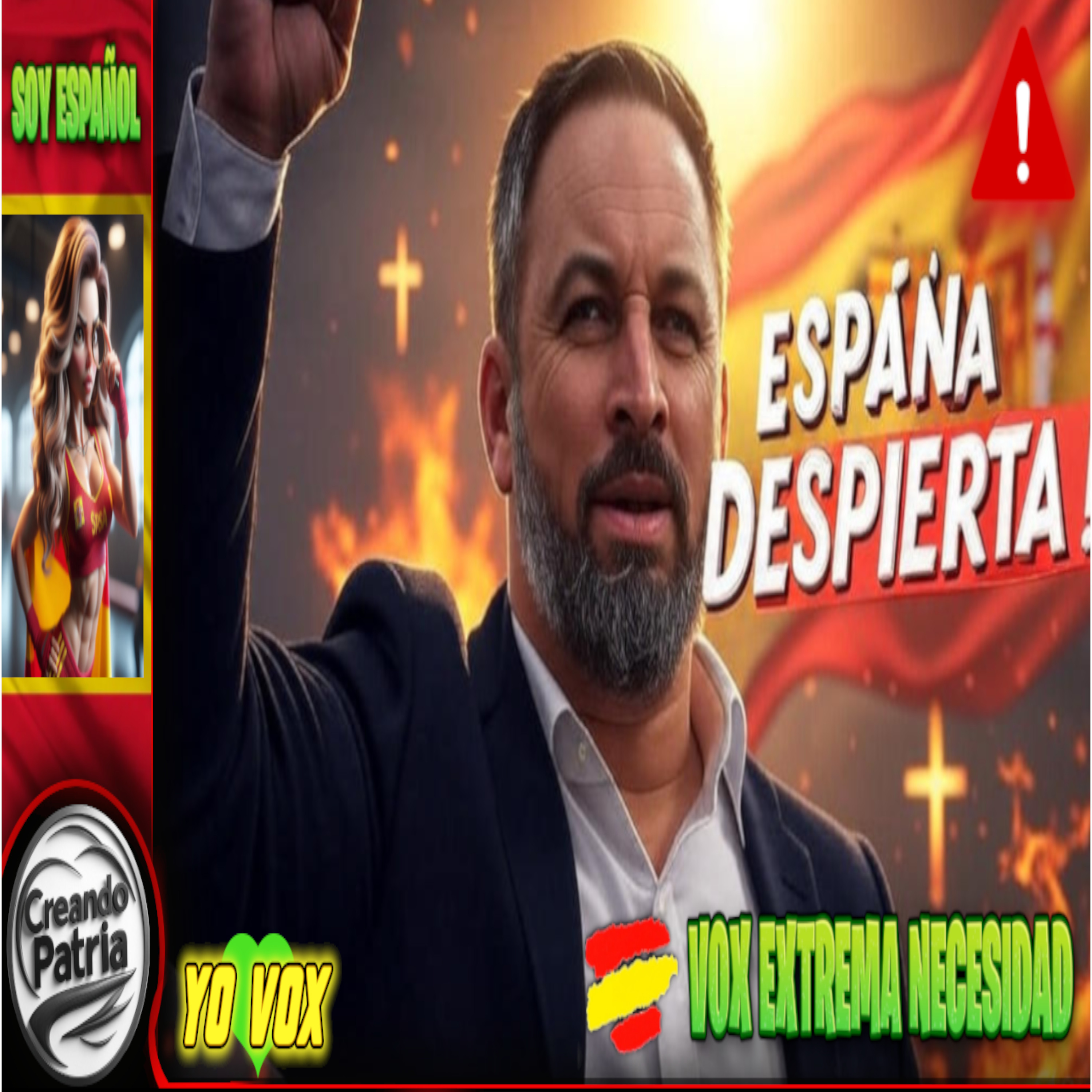 Apoyo a VOX y Santiago Abascal | Fe, Patria y Victoria ️🔥 - CREAN...