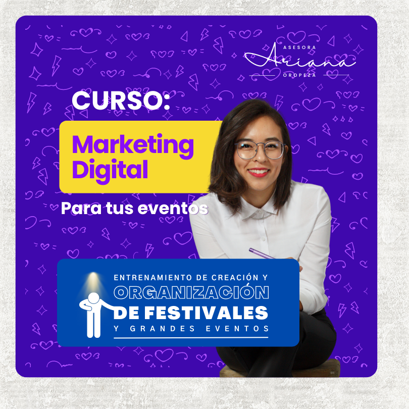 Marketing Digital para tus Eventos - Ariana Oropeza | Hotmart