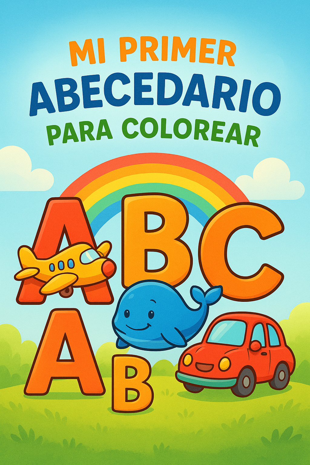 Libro de Colorear del Abecedario: Aprendizaje Divertido para Niños ...