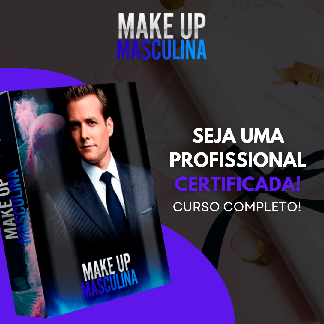 MAQUIAGEM MASCULINA - Edizio Mendonca Neto | Hotmart