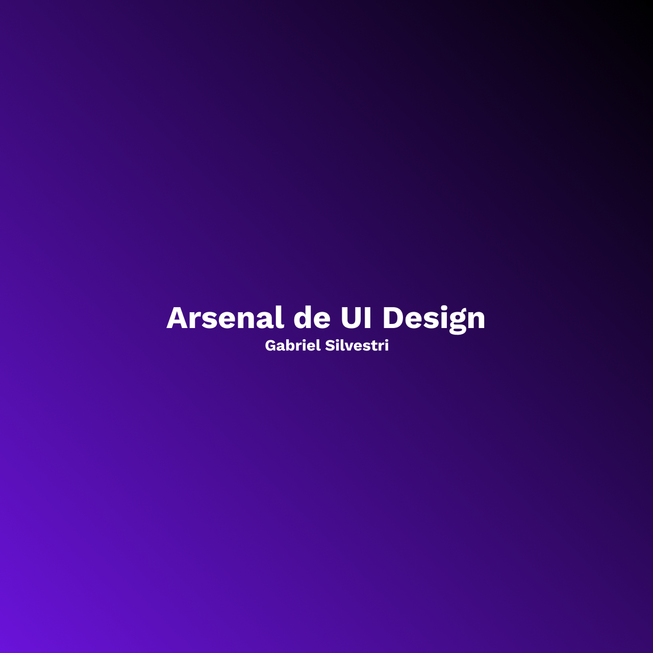 Arsenal de UI Design