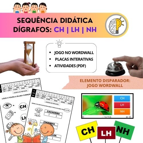 SEQUÊNCIA DIDÁTICA COM DÍGRAFOS: CH, LH, NH. - Personal Education