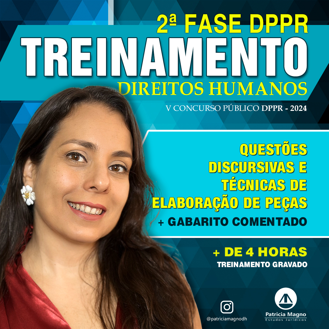 TREINAMENTO DH - 2ª FASE DPPR - 2024