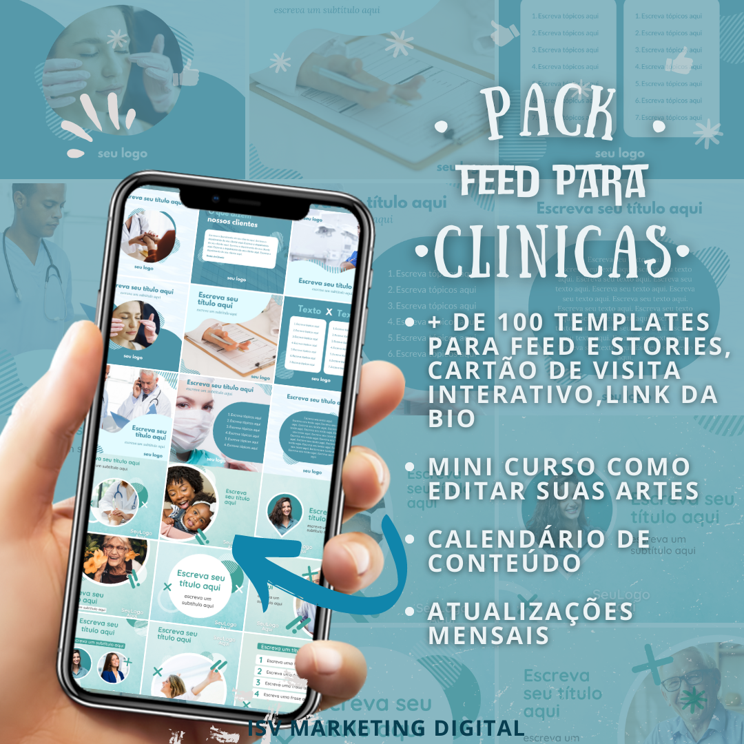 PACK FEED PARA CLÍNICAS - Inês da Silva correia Vieira | Hotmart