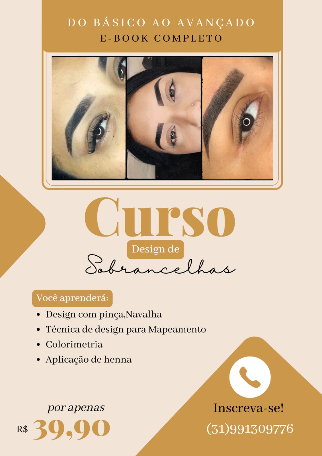 Domine A Arte Do Design De Sobrancelhas Do Básico Ao Profissional